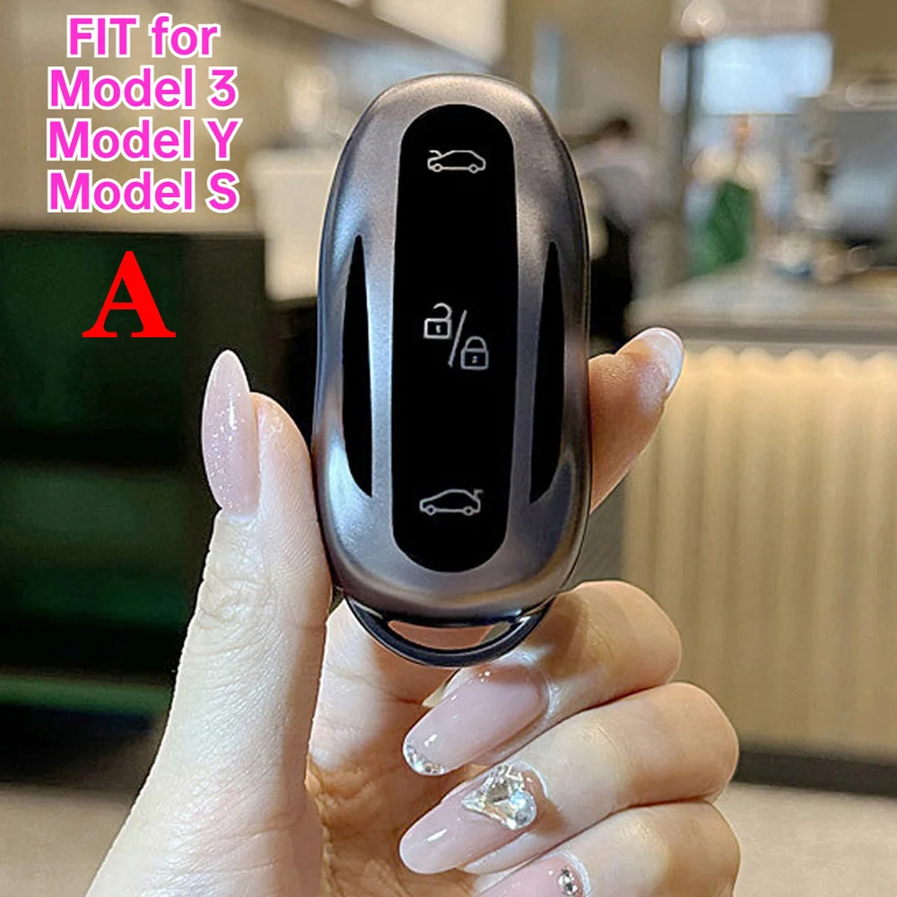 TPU-Smart-Remote-Car-Key-Cover-Shell-Fit-for-Tesla-Card-Key-Model-3 ...