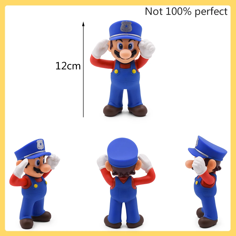 Figura de acción de Super Mario Bros Luigi, modelo de juguete de Bowser ...