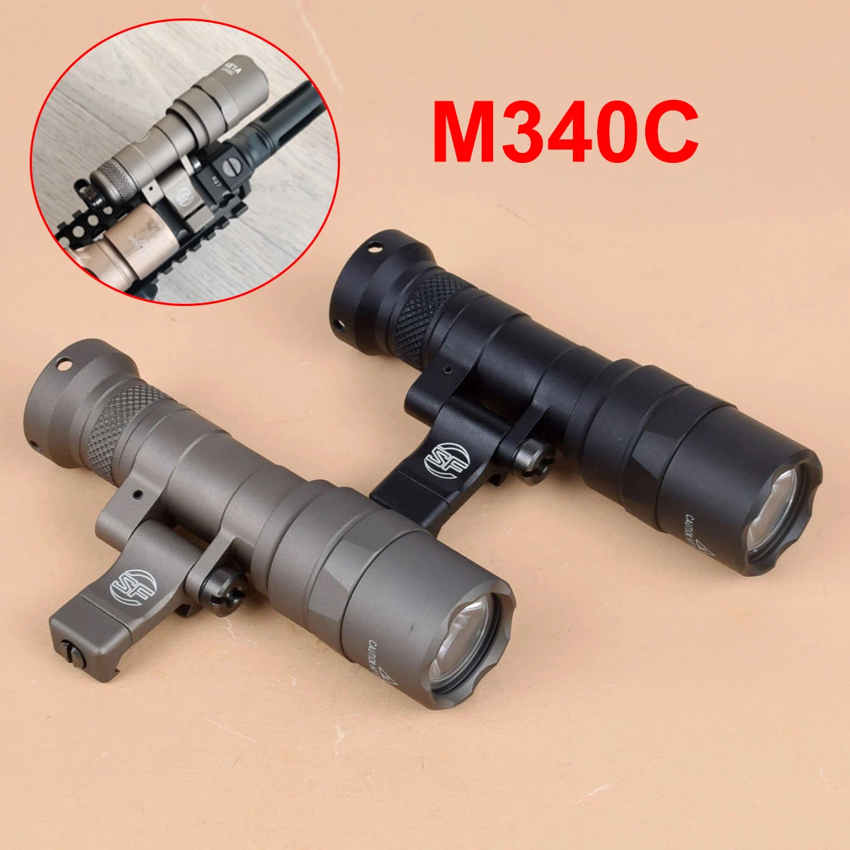 Tactical-SureFire-Offset-M300-Upgrade-M340C-Airsoft-Weapons-Gun ...