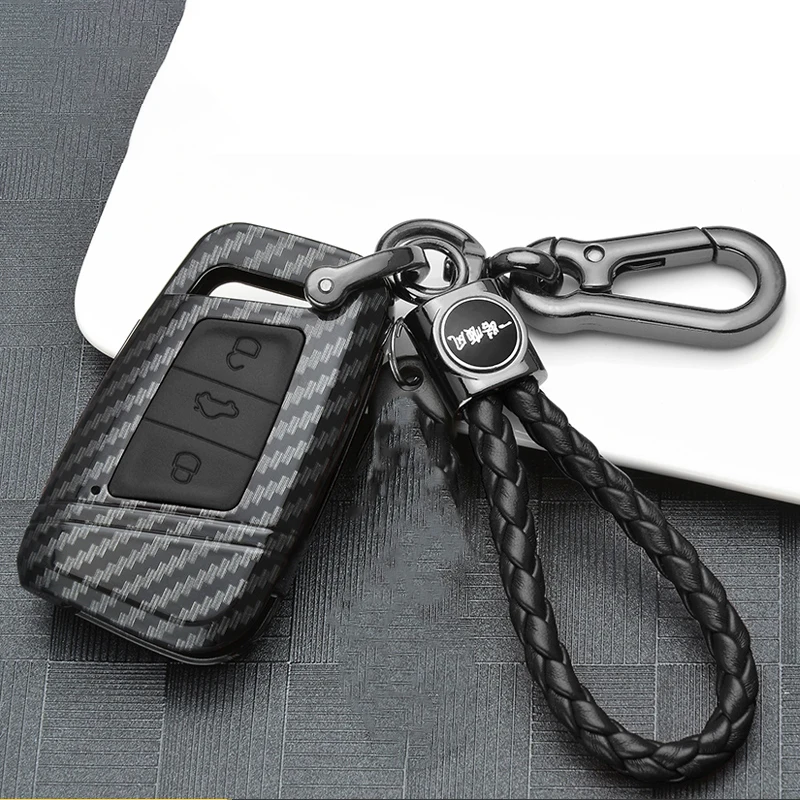 ABS-plastic-silicone-Car-Key-Case-Cover-For-Skoda-Superb-A7-Kodiaq-For ...