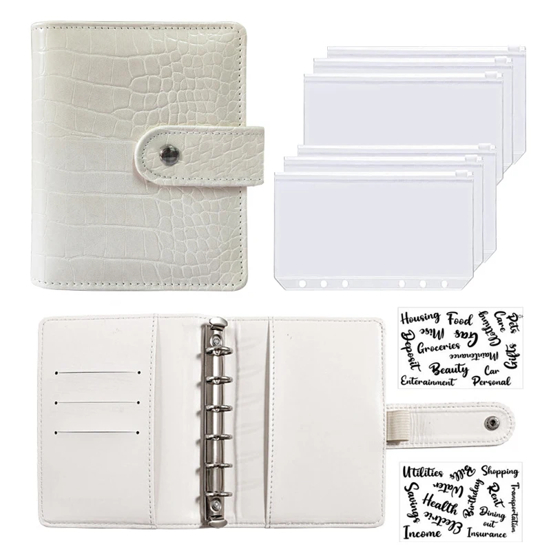 A7-Budget-License-Cash-Envelope-Savings-Money-Binder-6-Holes-Binder ...