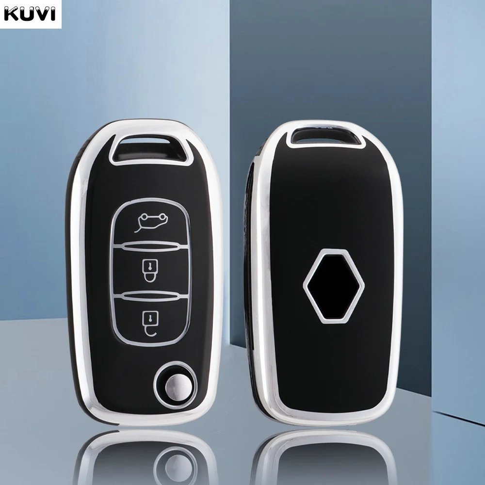TPU-Car-Flip-Key-Case-Cover-Shell-For-Renault-Kwid-2023-Kadjar-Captur ...