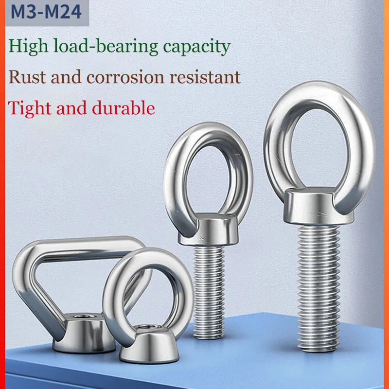 1-Pcs-Lifting-Eye-Nuts-Screw-Ring-Eyebolt-Ring-Hooking-Nut-Screws-M3-M4 ...