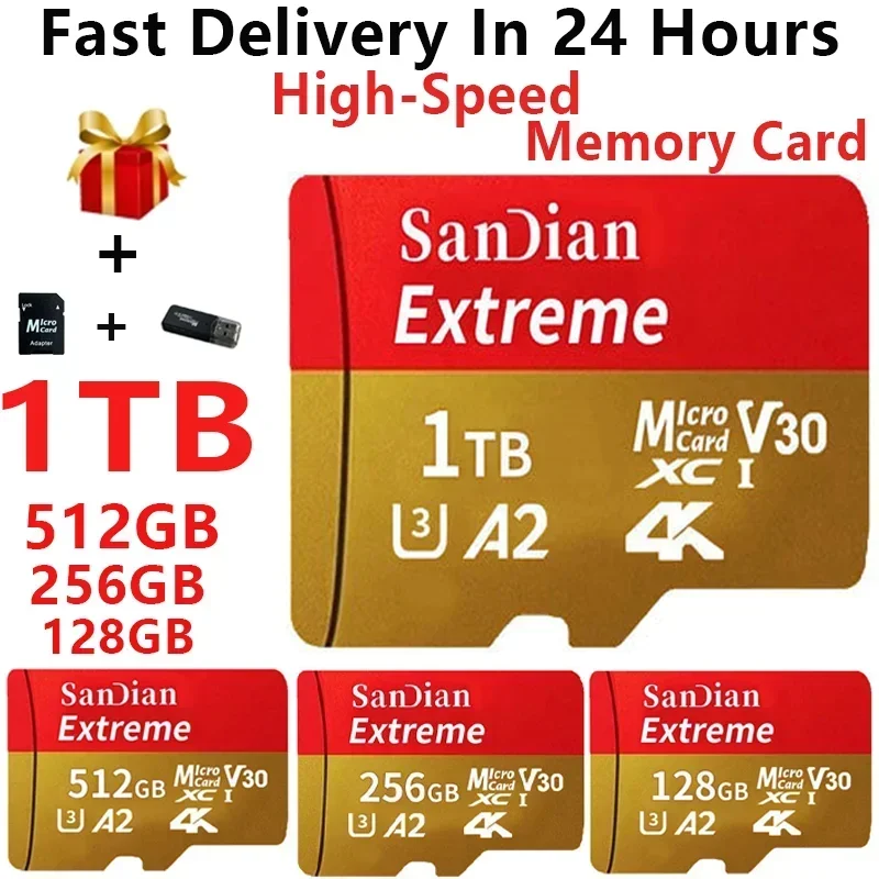 Original-1TB-Flash-Card-Mini-Micro-TF-Card-512GB-Large-Capacity-SD-Card ...