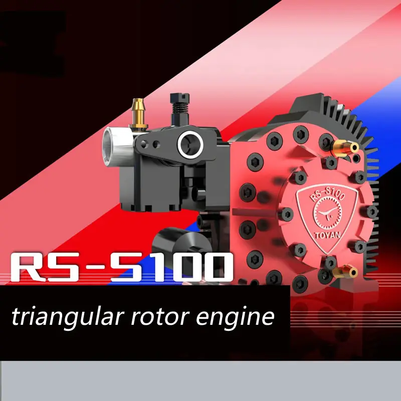 Toyan single/twin cylinder rotor engine triangular rotor model RS 100/ ...