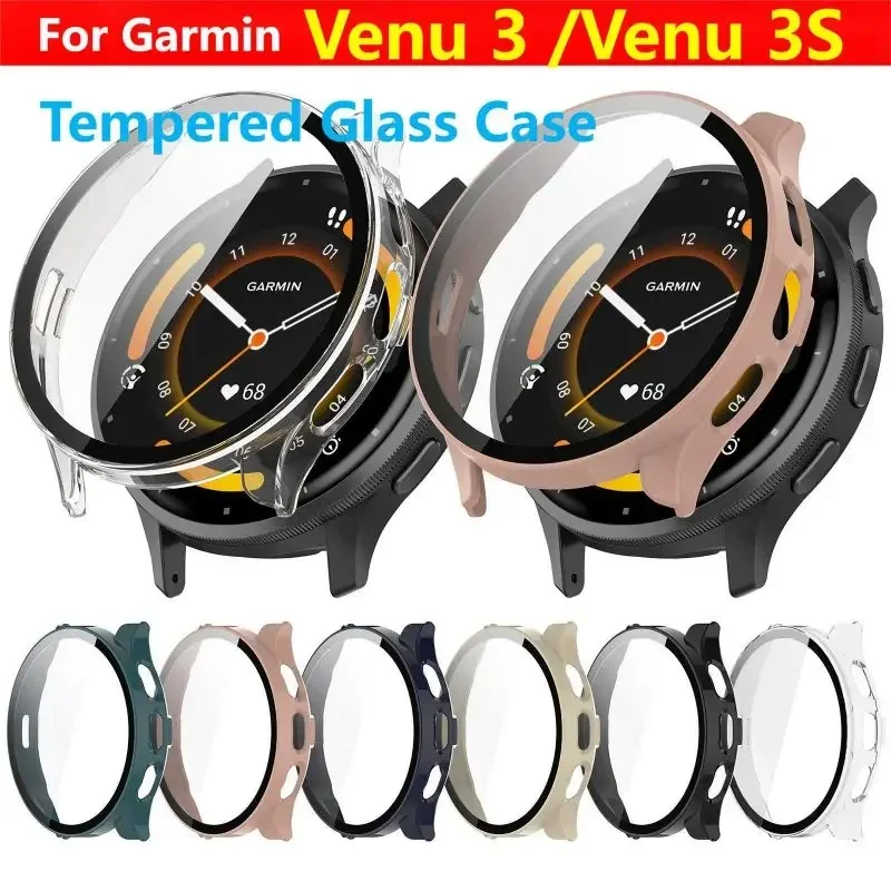 Premium Tempered Glass Smart Watch Protective Case - Durable Screen ...