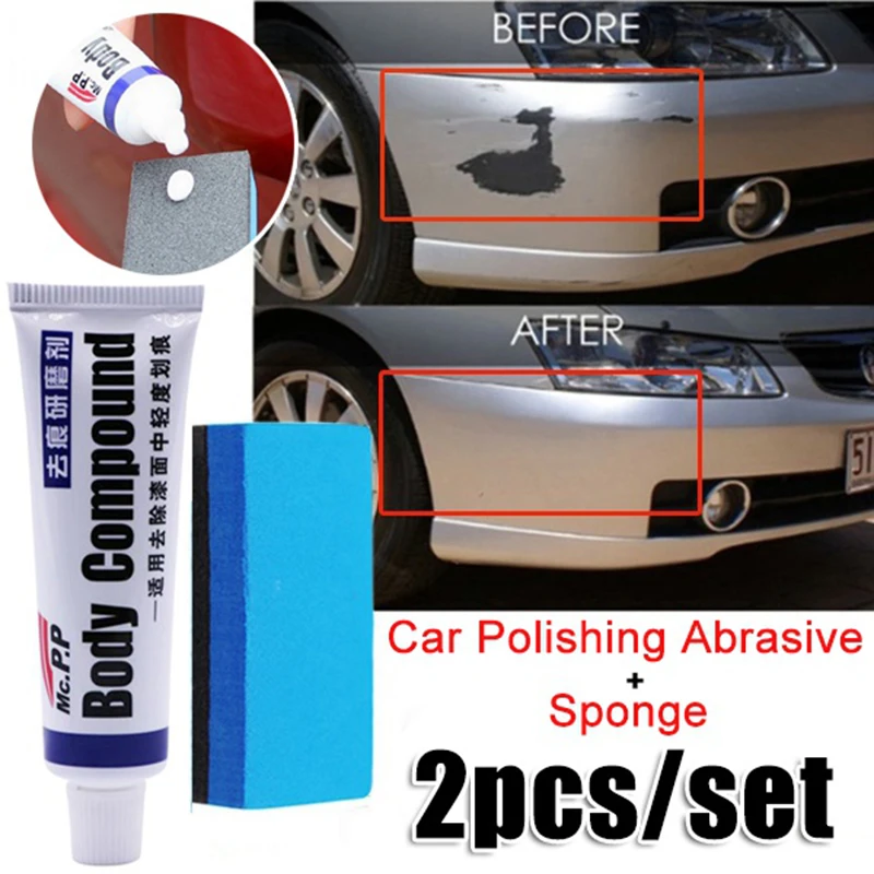 P-te-polir-pour-voiture-avec-ponge-dissolvant-de-rayures-de-voiture-kit ...