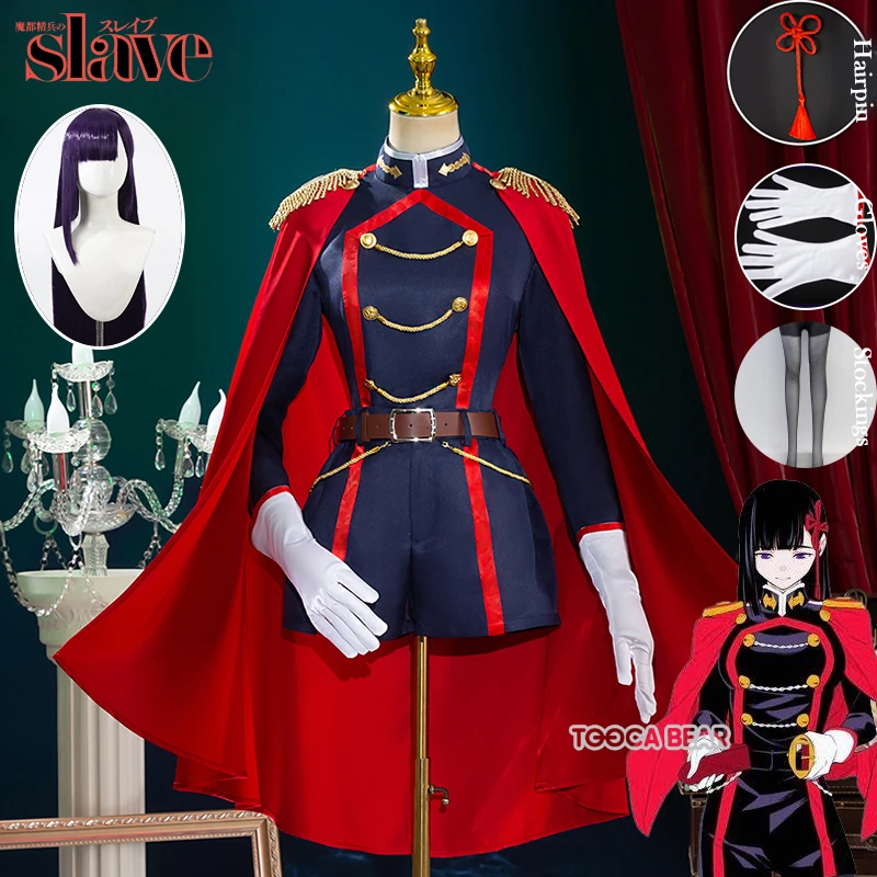 Ren-Yamashiro-disfraz-de-Cosplay-peluca-de-Anime-manto-de-horquilla-de ...