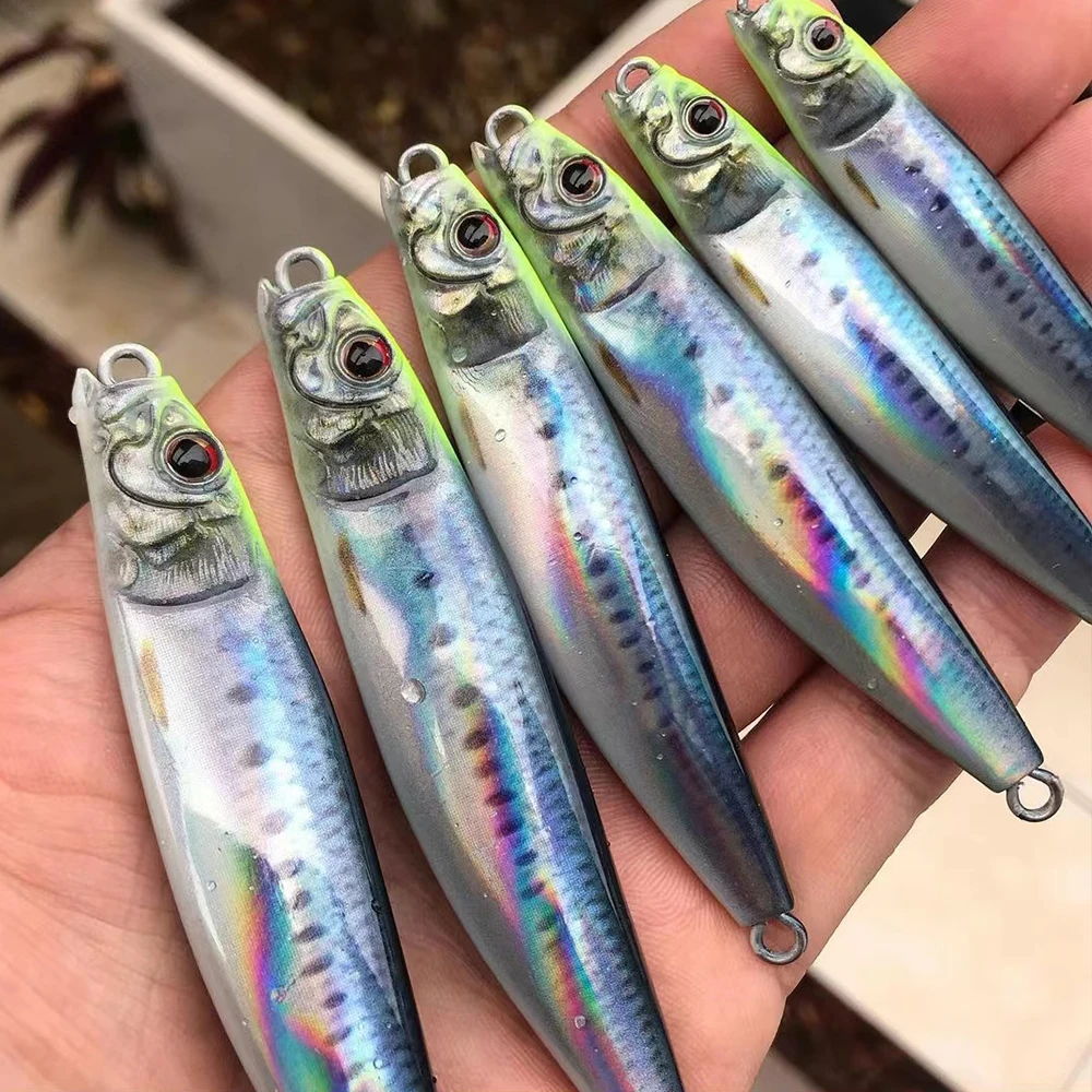 60G80G-Saltwater-Fishing-Lure-Vertical-3D-Metal-Jig-Shore-Jigging-Slow ...