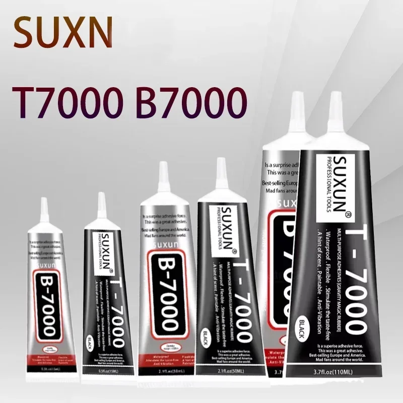SUXUN B-7000 Transparent Strong Glue Insulation Waterproof Mobile Phone ...