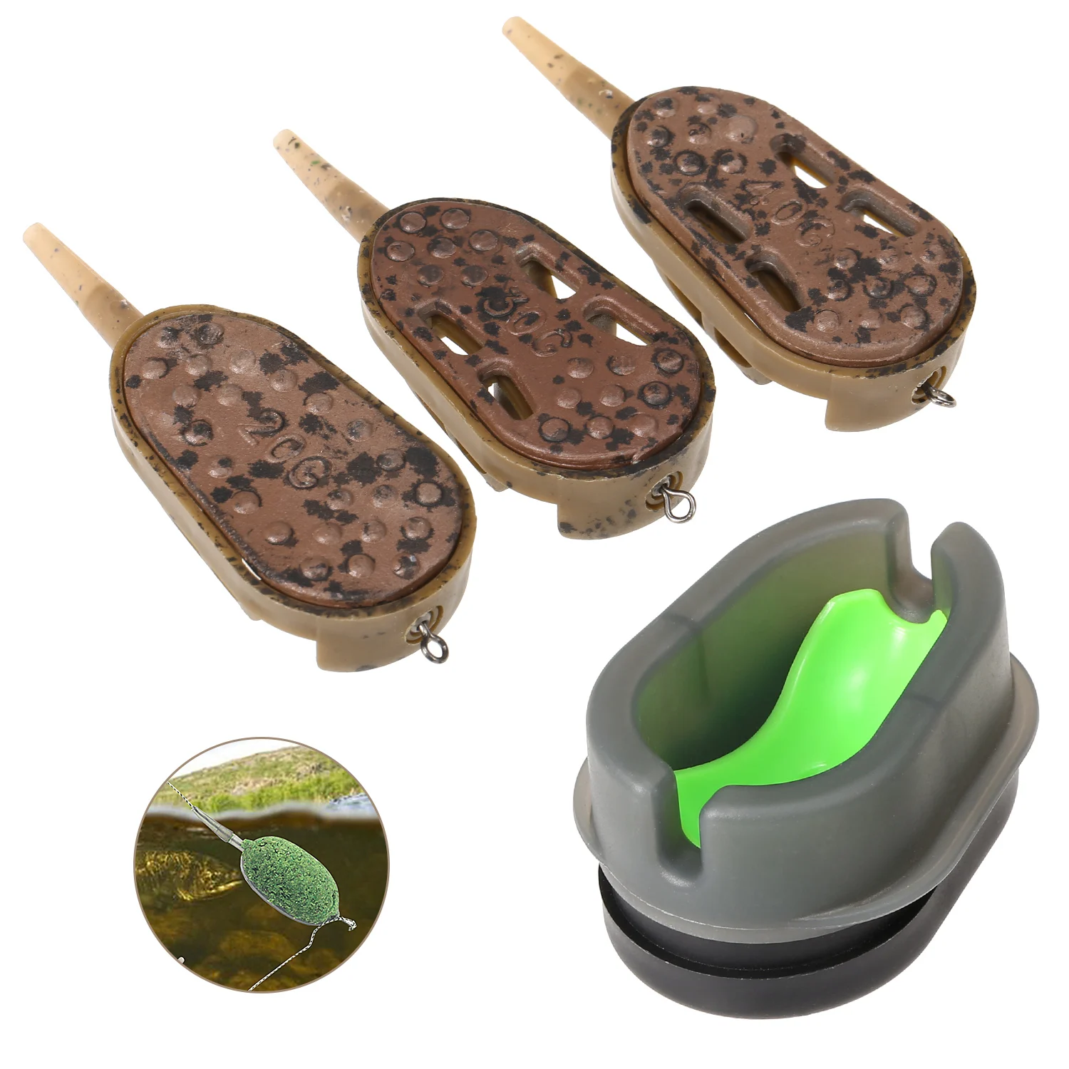 Carp-Fishing-Inline-Flat-Method-Feeder-Portable-3-1-Inline-Method-Carp ...