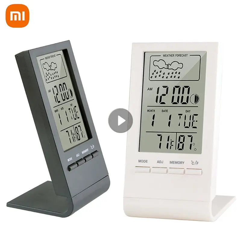 Digital Clock Temperature Humidity | Digital Temperature Humidity Meter ...