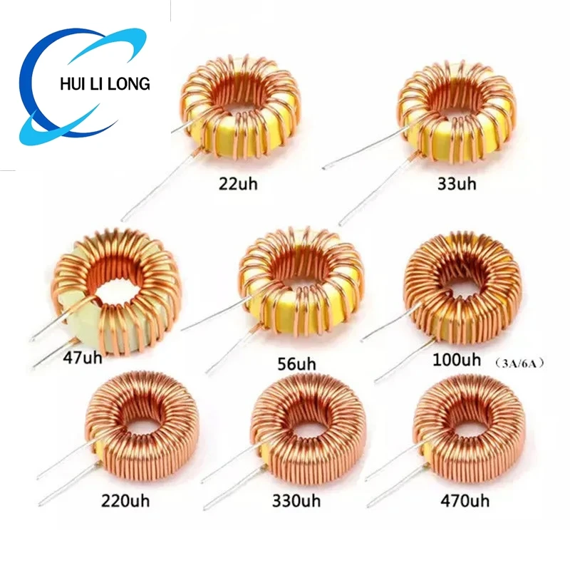 5pcs/lot Toroid Core Inductor 3A 6A Winding Magnetic Inductance 22uH ...