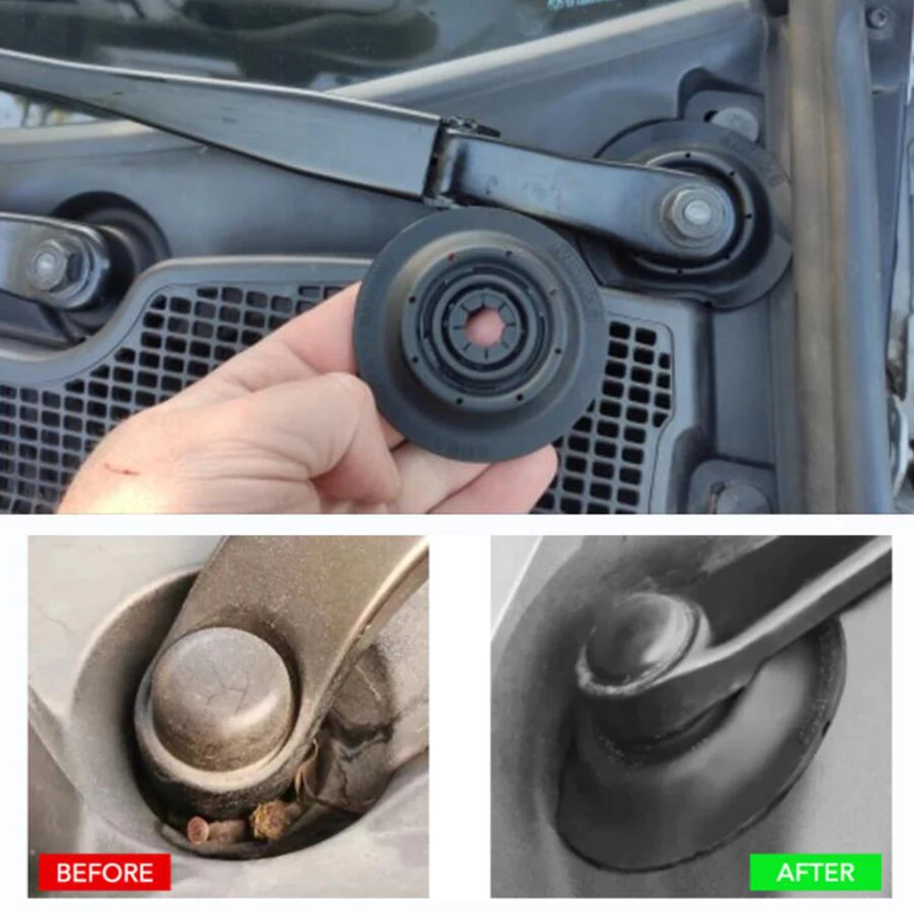 1 Pcs Car Wiper Arm Bottom Hole Protective Cover for Mercedes Benz w211 ...