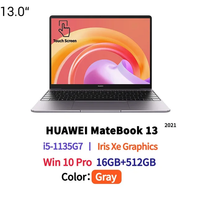 HUAWEI MateBook 13 2021 Laptop 13 Inch Touch Screen With 11th Gen Intel ...
