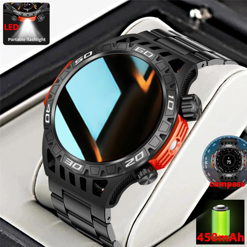 Smart-Watch-Men-With-Flashlight-Bluetooth-Call-Sport-Tracker-Blood ...