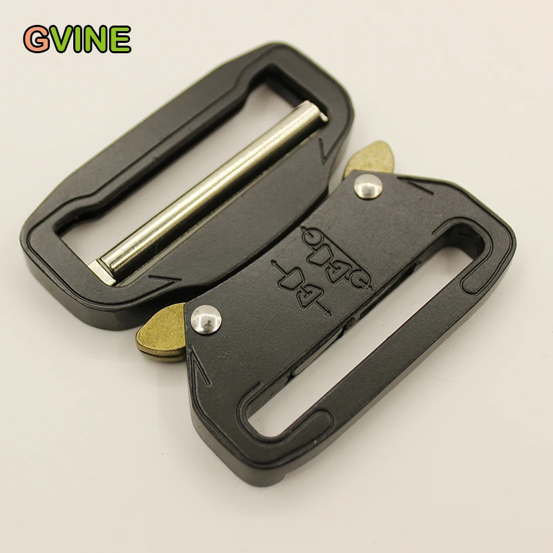 38mm-45mm-Metal-Tactical-Buckle-Black-Automatic-Quick-Side-Release ...