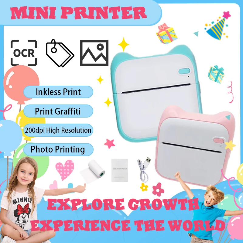 Mini-Printer-A31-Bluetooth-Pocket-Thermal-Printer-Inkless-Study-Notes ...