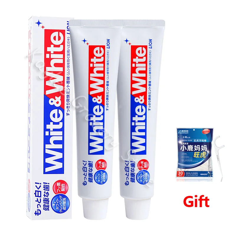 Japan Lion Toothpaste White Dental Whitening Strengthen Teeth Remove Smokers Stains Remove ...