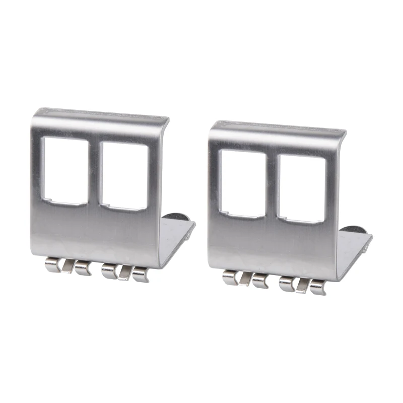 Rj45 2-port Din Rail Keystone Adapter For 35mm Din-rail Electrical ...