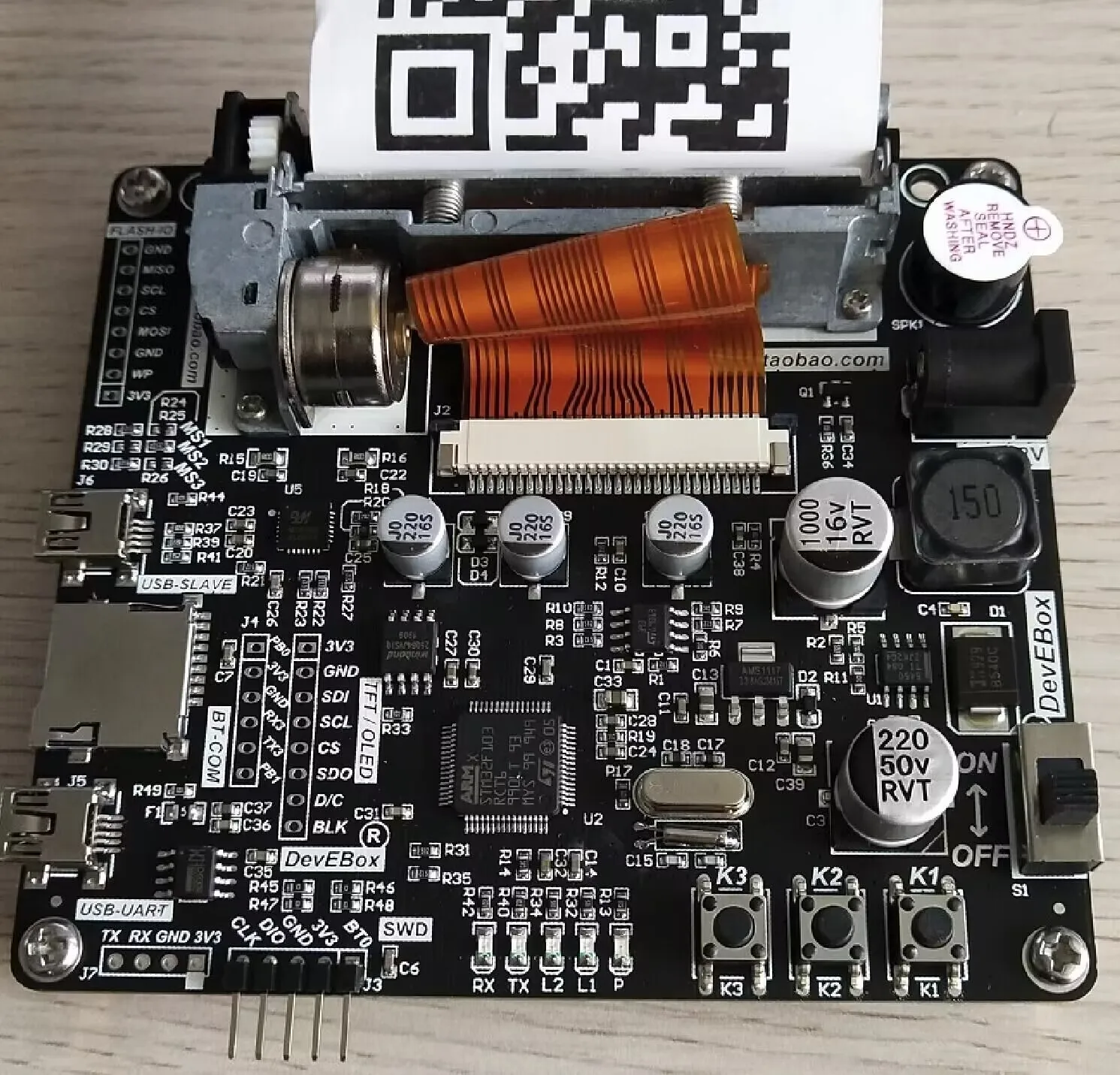 STM32-Thermal-Printer-Development-Board-with-Source-Code-schematic ...