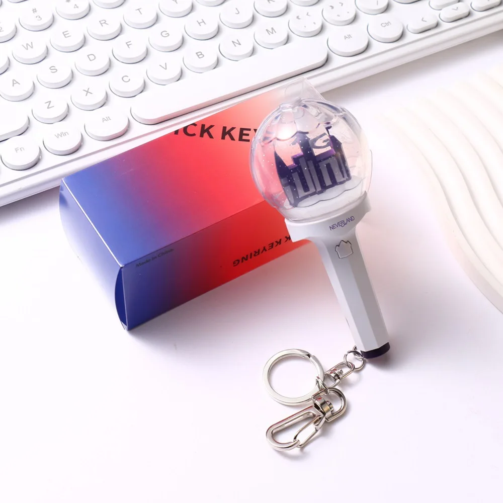 Kpop-Gidle-Lightstick-Keychain-Castle-Replaceable-PVC-Lampwick-Pendant ...