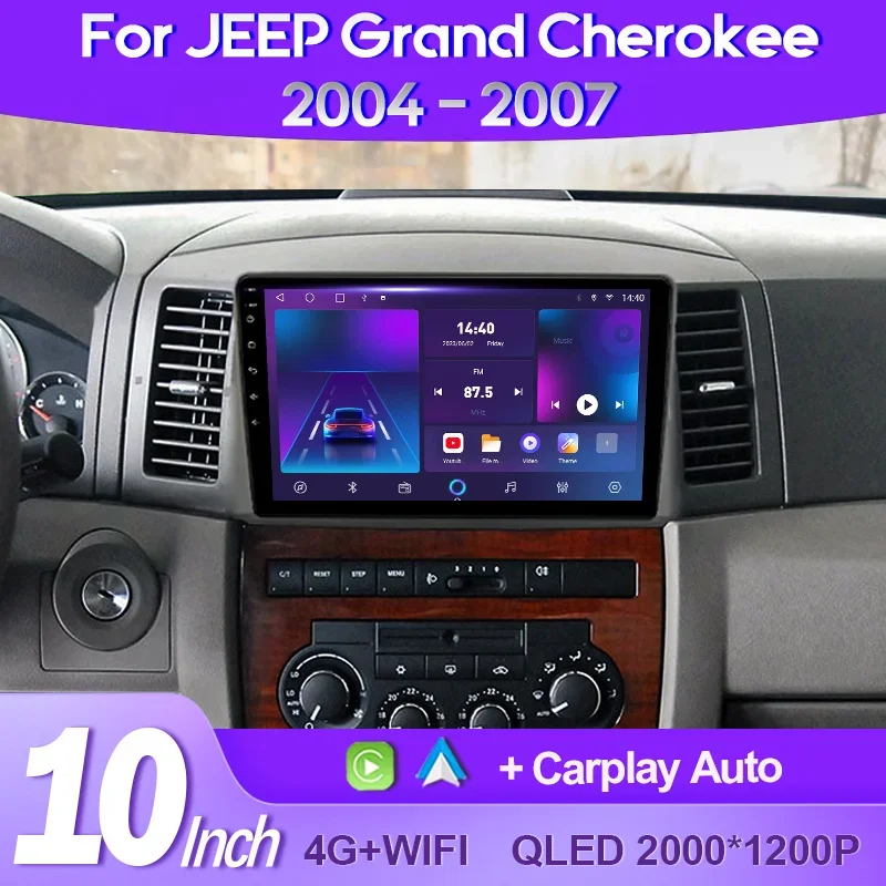 QSZN-For-Jeep-Grand-cherokee-2004-2005-2006-2007-Car-Radio-4G-GPS ...