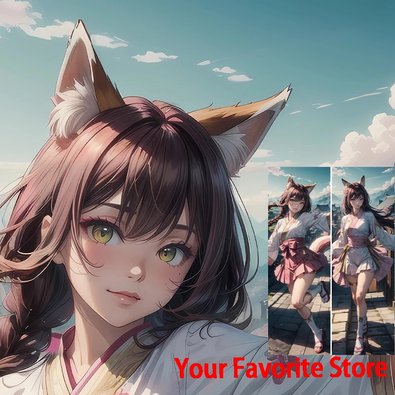 Dakimakura-anime-Hanbok-Pretty-Girls-Ahri-Double-sided-Print-Life-size ...