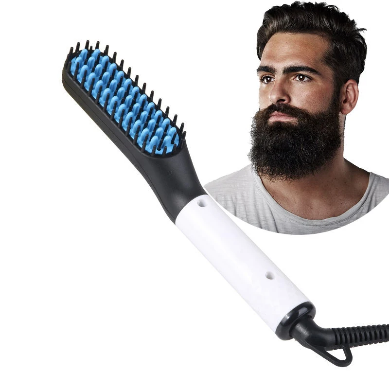 Men'S Electric Beard Straightener Portable And Fast Heating Men'S ...