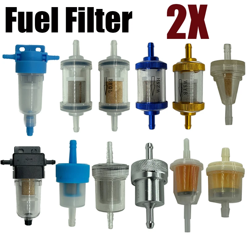 2X Universal Air Diesel Filter Parking Heater Fuel Oil Filter Water ...