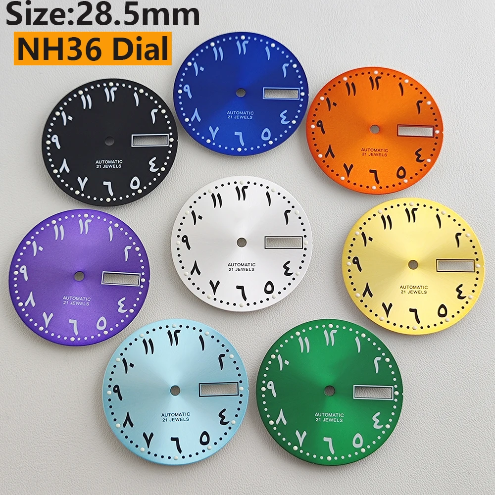 NH35-dial-NH36-dial-28-5mm-Arabic-numerals-5-character-plaque-Watch ...