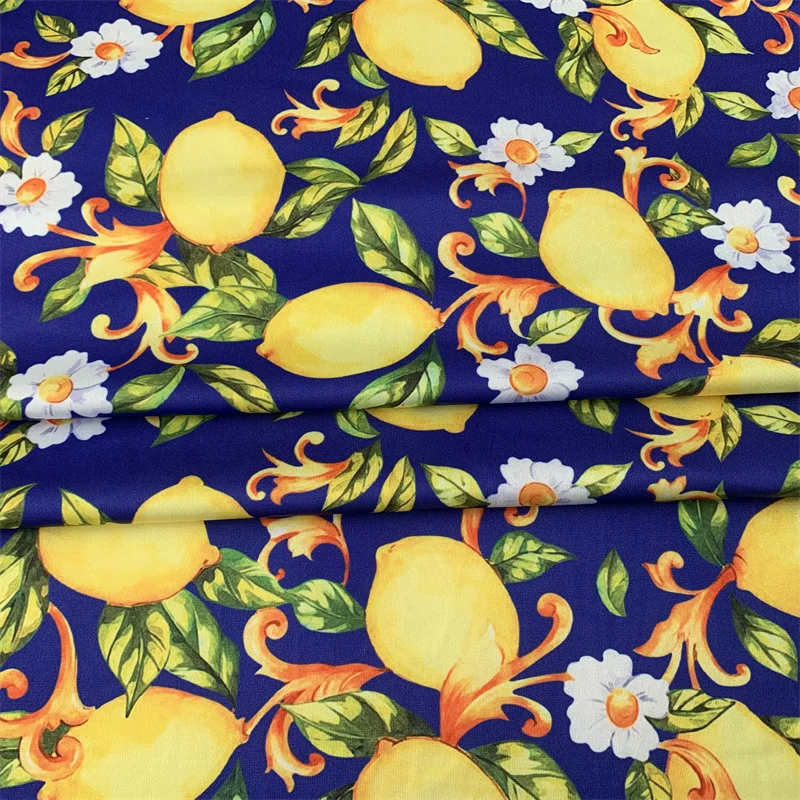 Lemon Printed Fabric By Hobby Lobby Stores Fabrics By The