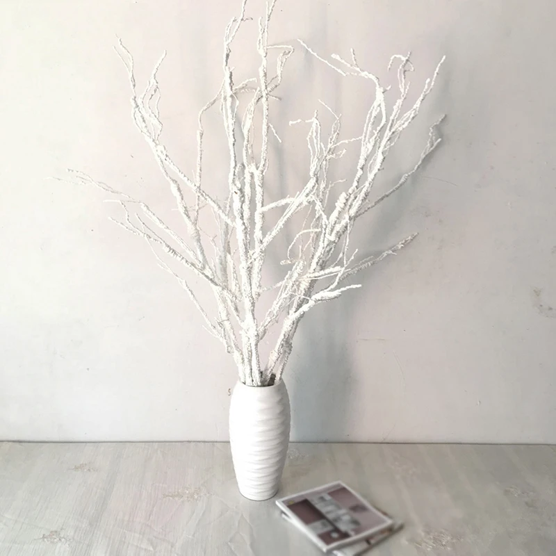 Artificial-Tree-Branch-Wood-White-Small-Tree-Dried-Branches-Home-Hotel ...