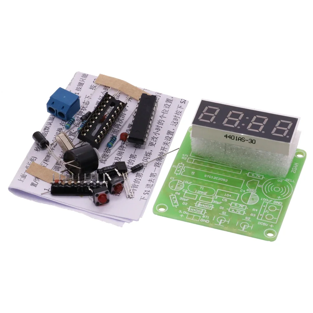 High-Quality-C51-4-Bits-Electronic-Clock-Electronic-Production-Suite ...