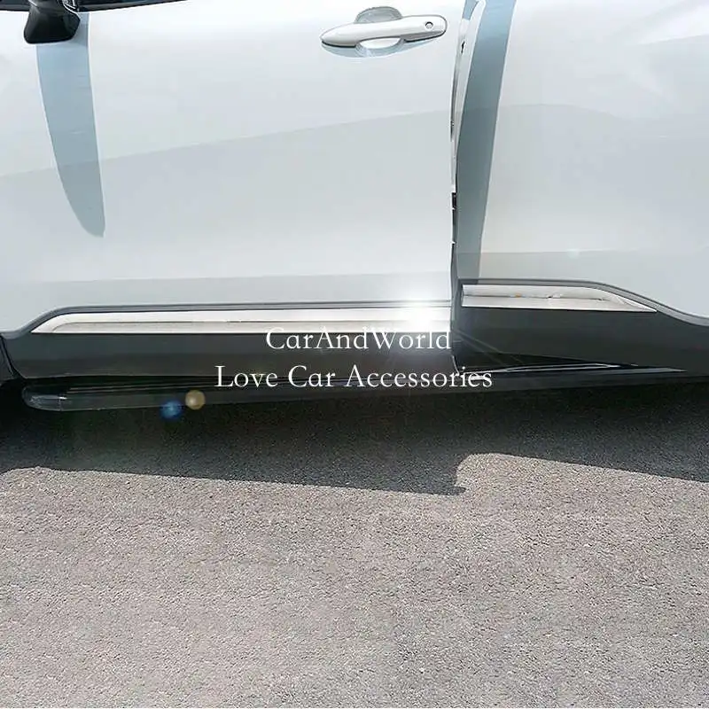Stainless-Steel-Door-Body-Side-Bumper-Strips-Protector-Cover-Trims-Car ...