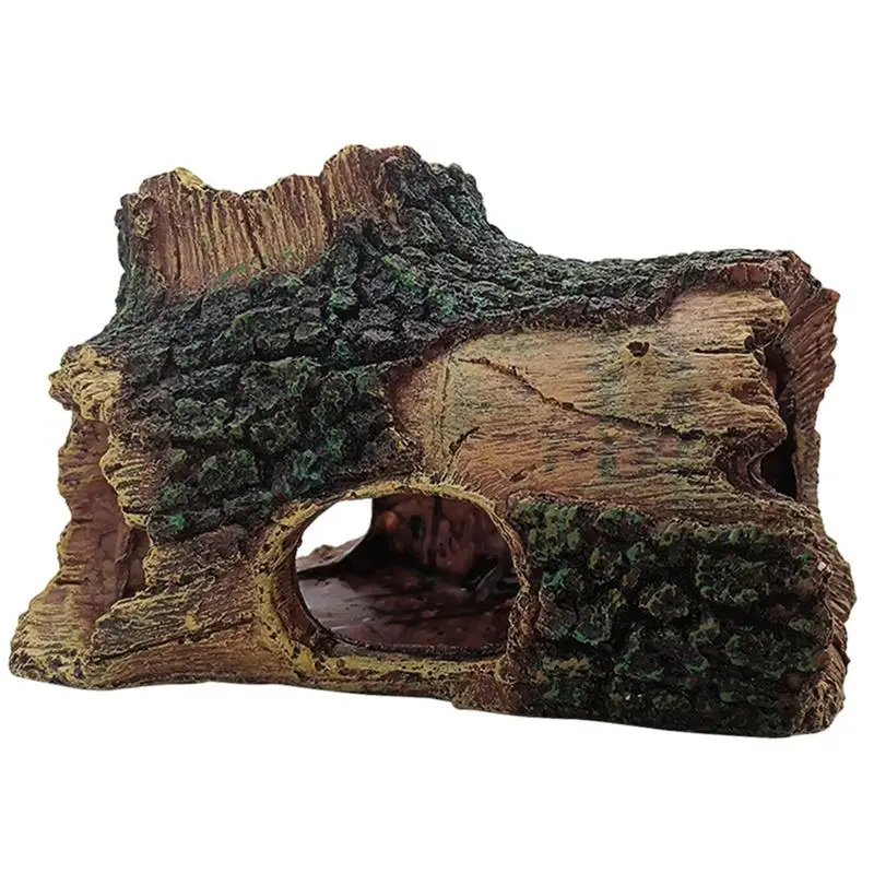 Resin-Hollow-Tree-Trunk-Ornament-Resin-Ornament-With-Artificial ...
