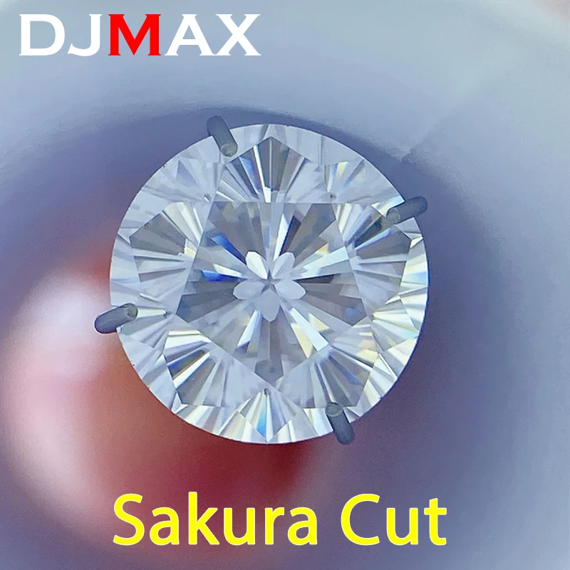 Rare-Round-Special-Sakura-Cut-Moissanite-Loose-Stones-0-5-5Carat-D ...
