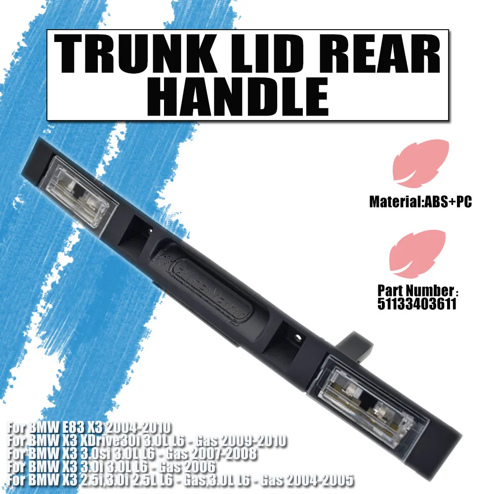 Top-quality-Lid-Rear-Handle-ABS-Exterior-Touring-Boot-Trunk-Lid-Rear ...