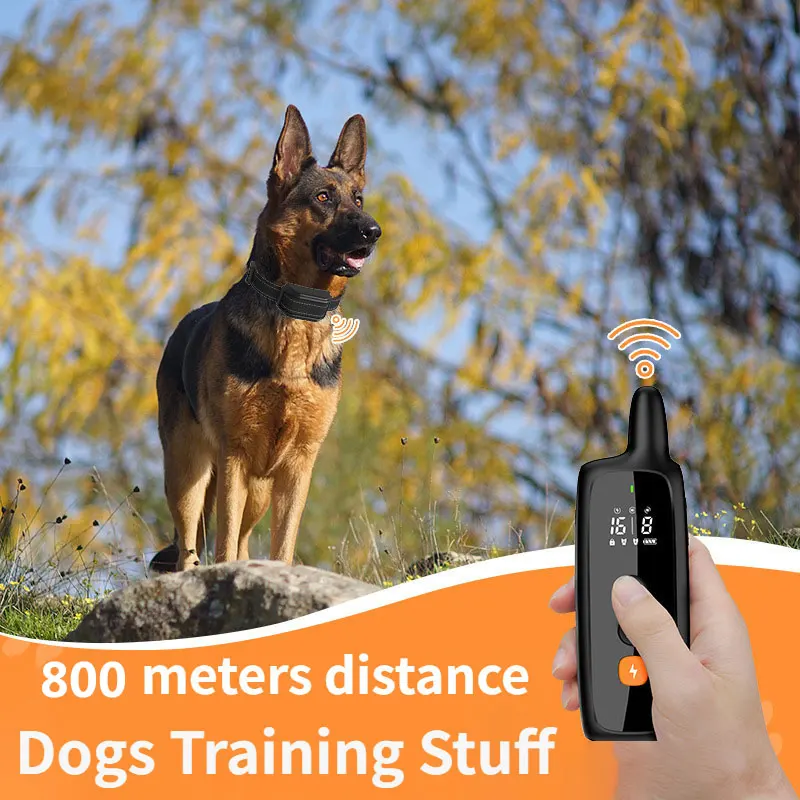 800M-Rechargeable-Anti-Barking-Pet-Electric-Dog-Training-Collar ...