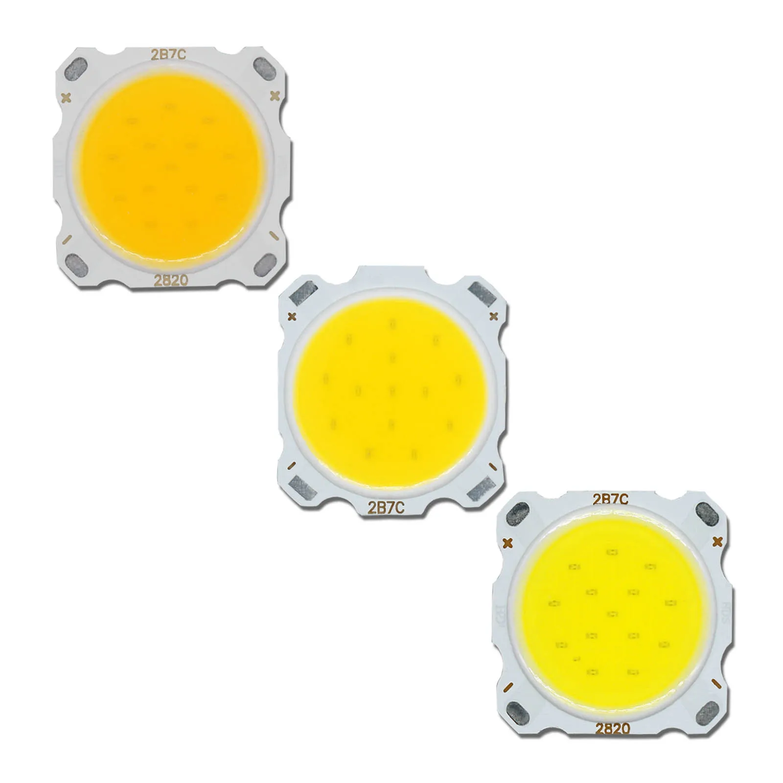 10pcs a lot 3W/5W/7W/10W/12W/15W High Power LED COB Light Beads 2422 ...