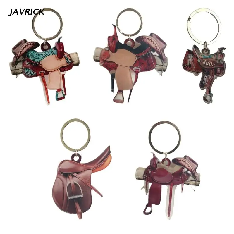 Western Horse Saddle Keychain Western Car Interior Keychain Key ...