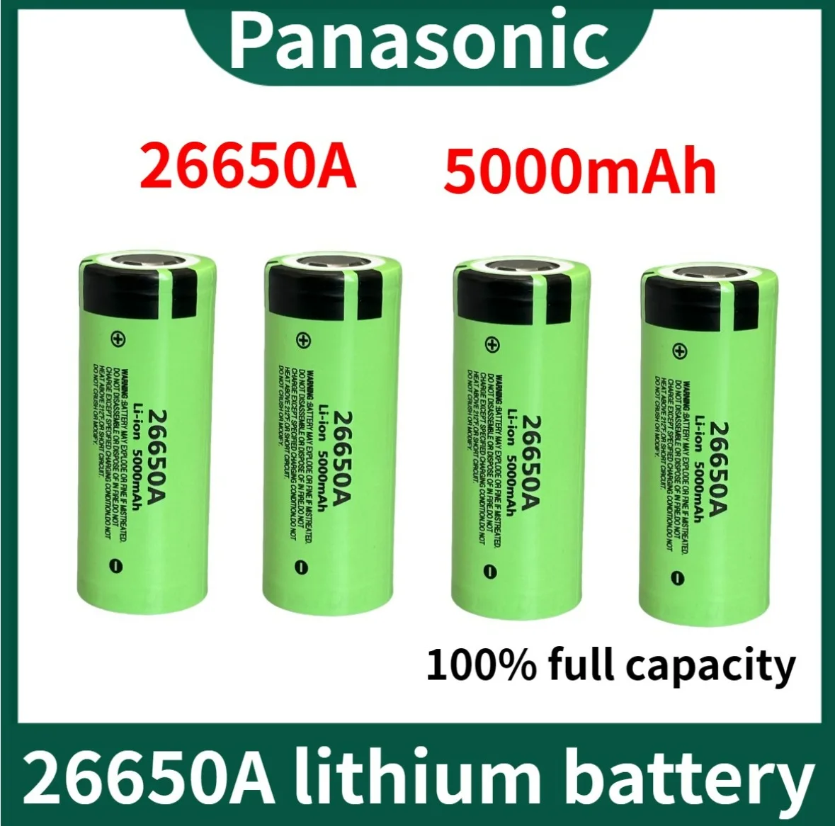 New-Panasonic-original-26650-20A-rechargeable-lithium-battery-26650A-3 ...