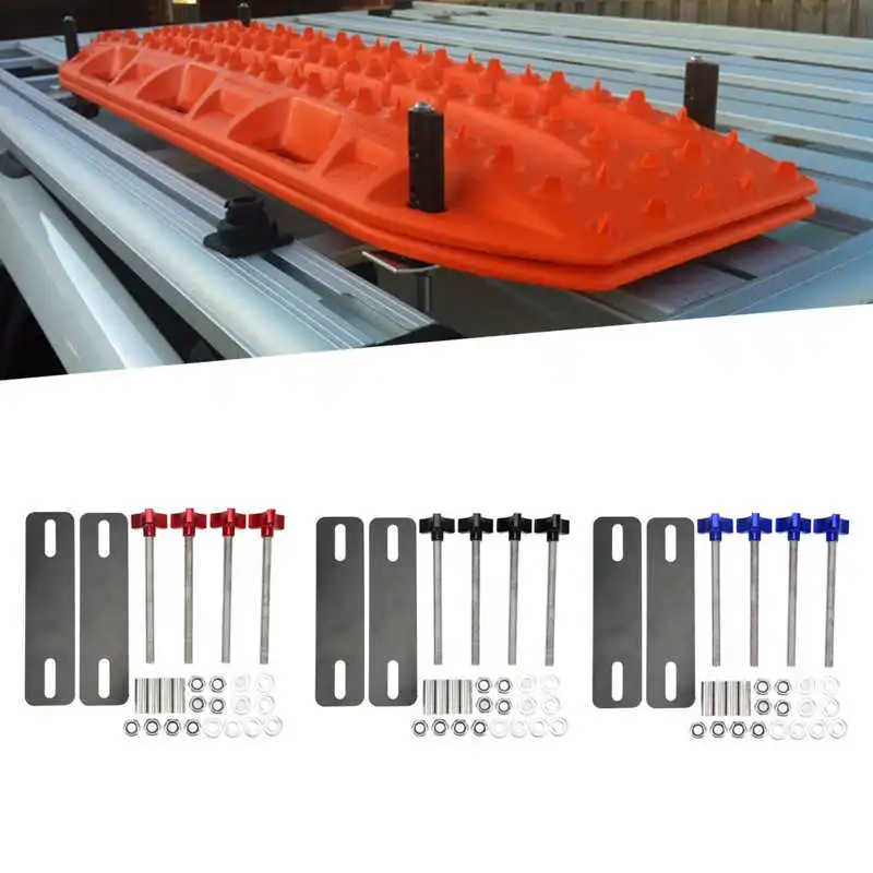 Off-Road-Traction-Board-Mounting-Pins-Adjustable-Brackets-Set-for ...
