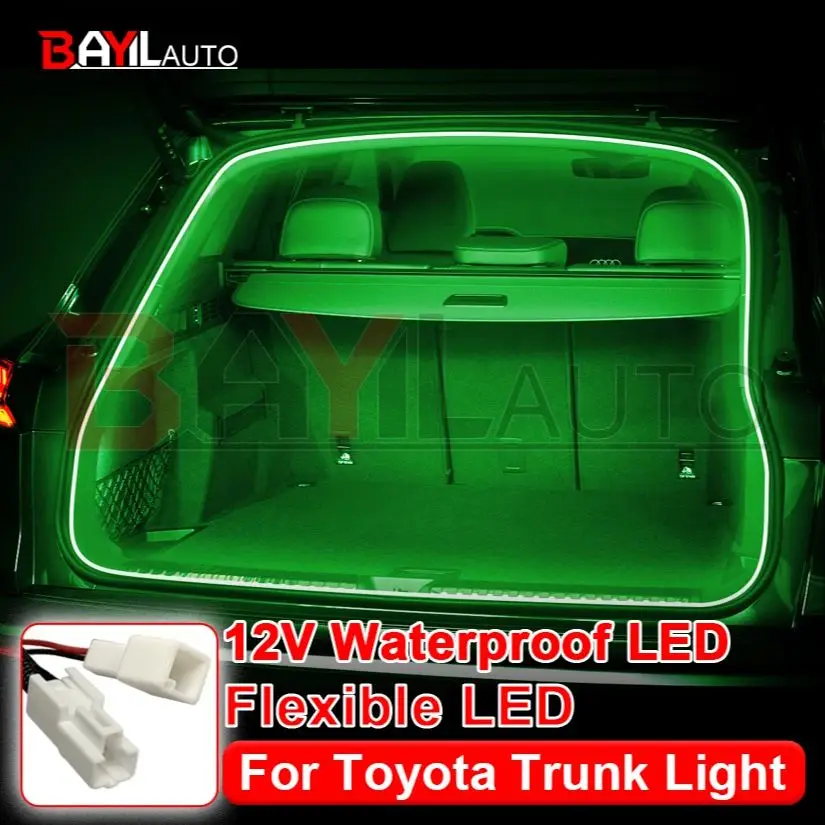 Customizable 5M LED Car Trunk Light Interior Atmosphere Neon Lamp Car ...