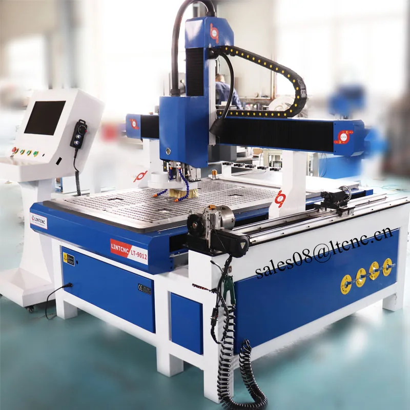 Máquina CNC ATC pequeña para carpintería, enrutadores lineales de 6 ...