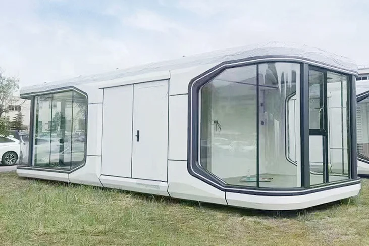 Prefabricated-Space-Container-cabin-home-Capsule-Tiny-House-with ...