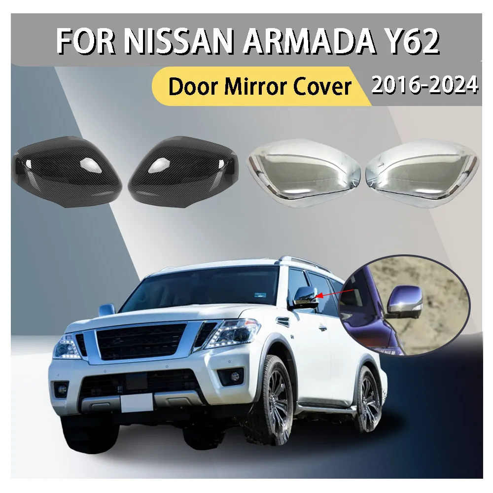 Car Rearview Accessories Door Mirror Cover For Nissan Armada Y62 2016 ...