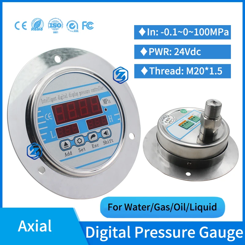 0-60Mpa-Intelligent-Digital-Electric-Contact-Pressure-Gauge-Digital ...