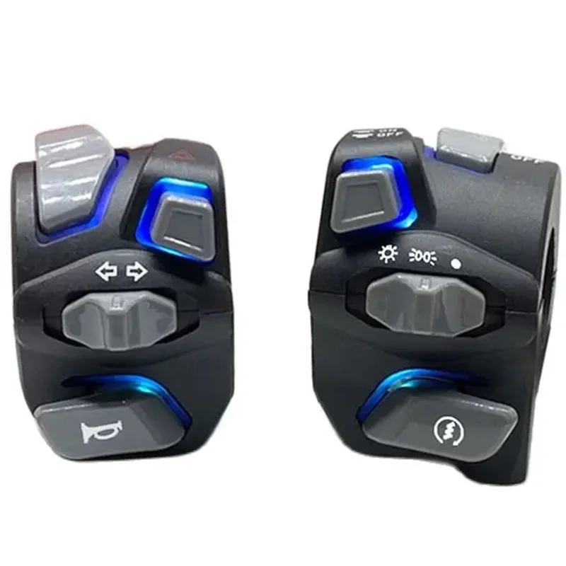 Universal-Motorcycle-Handlebar-Switch-controls-Headlight-Warning-Light ...