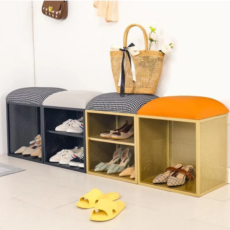 Home-Luxury-Shoe-Stool-Creative-Storage-Design-for-Doorway-Combining ...